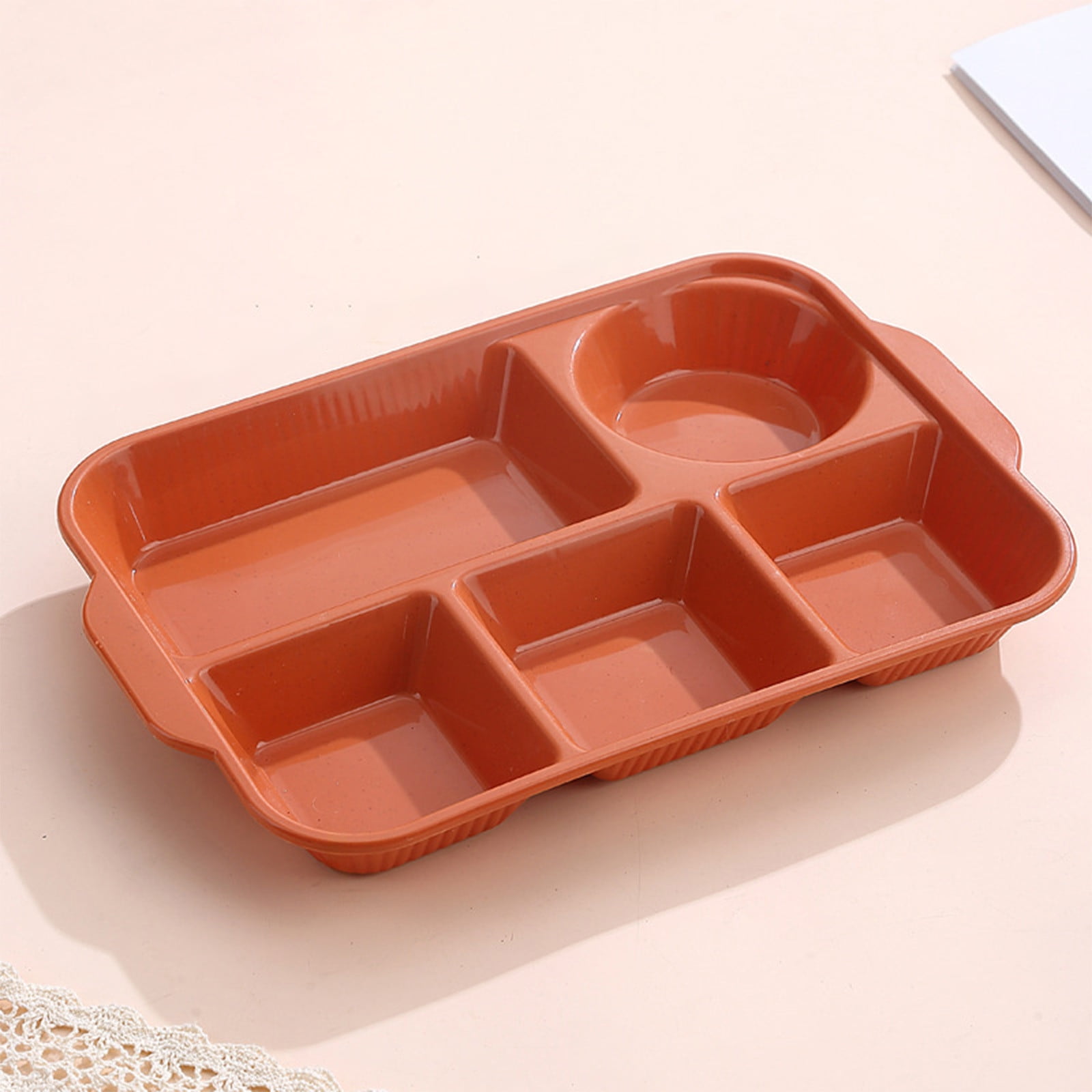 LIAMOBONDOPOLISE 2025 New Divided Plates Tray Dinnerware For Dinner ...