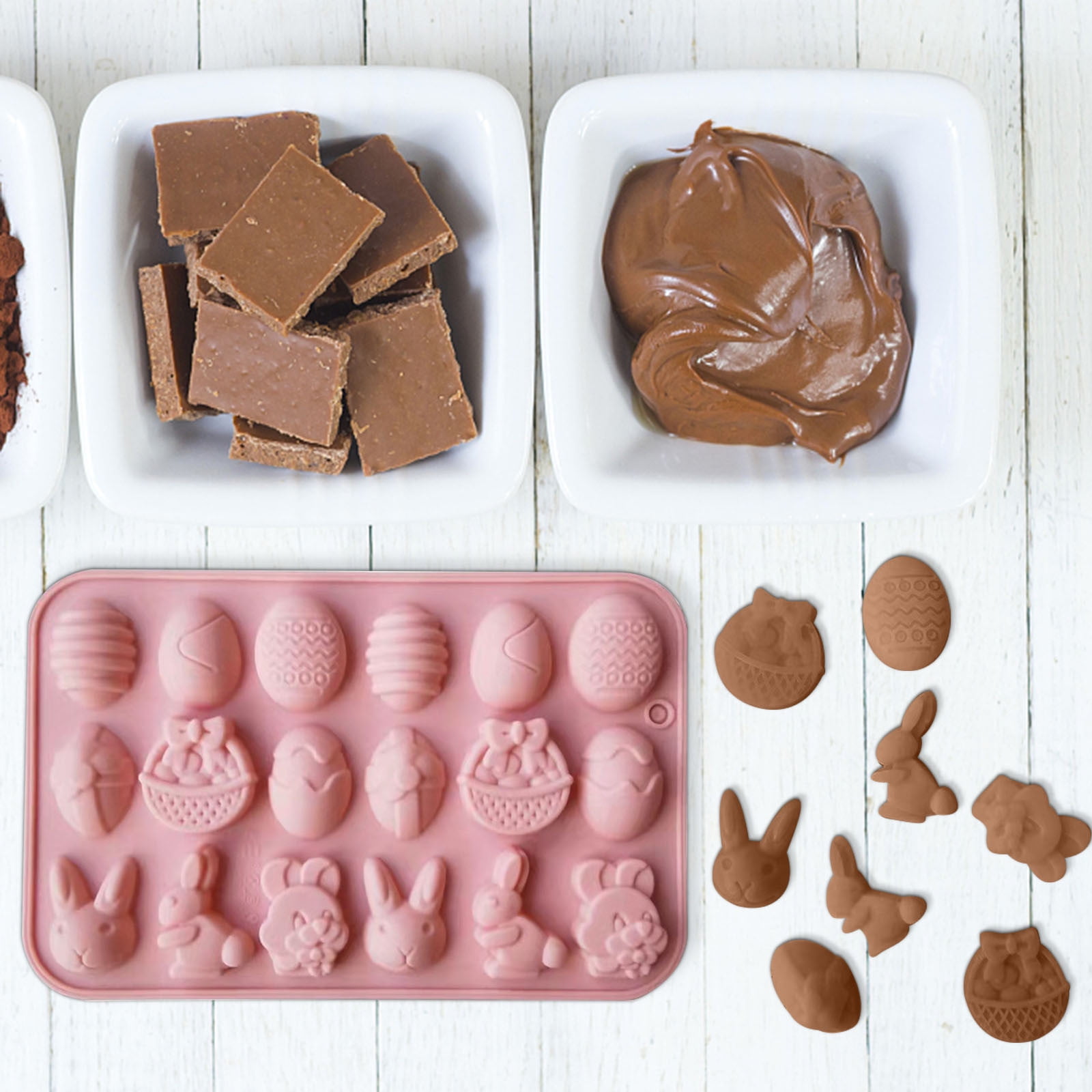 LIAMOBONDOPOLISE 2025 New Easter Cake Molds Diy Baking Molds Chocolate ...