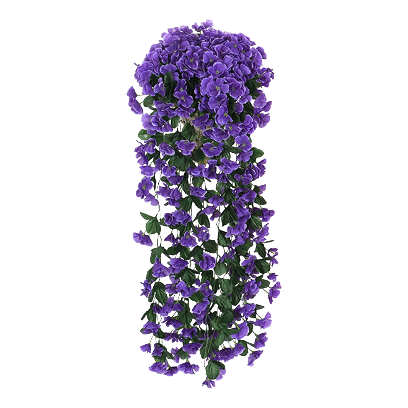 LIAMOBONDOPOLISE 2025 New Violet Hanging Rose Flowers Artificial Decor ...