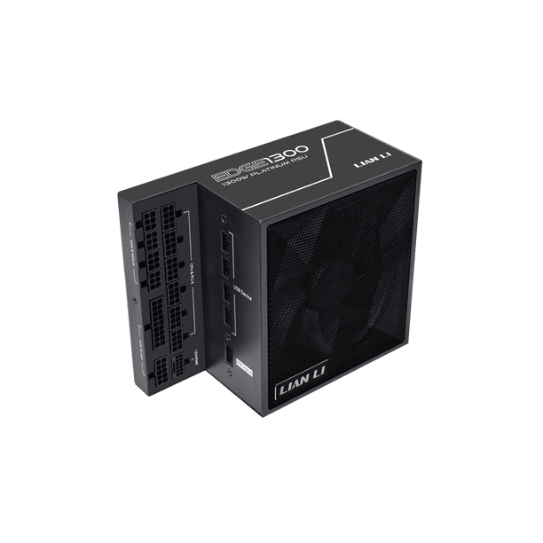 LIAN LI Edge series EG1300 Black, 1300W ATX12V v3.1, 80 PLUS PLATINUM ...