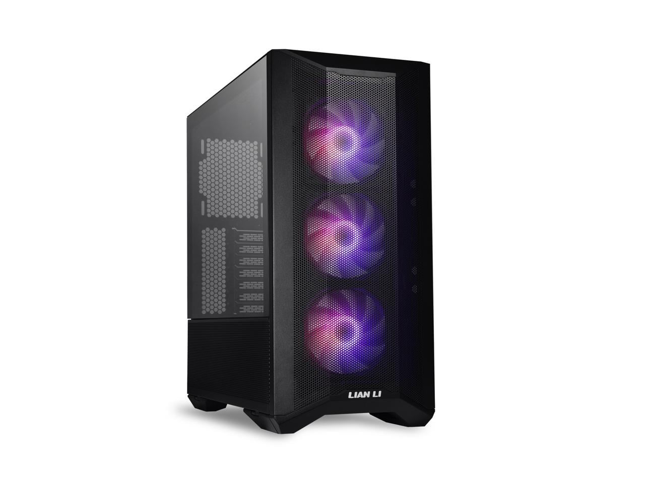 LIAN LI LANCOOL II MESH C RGB BLACK Tempered Glass ATX Case - Black ...