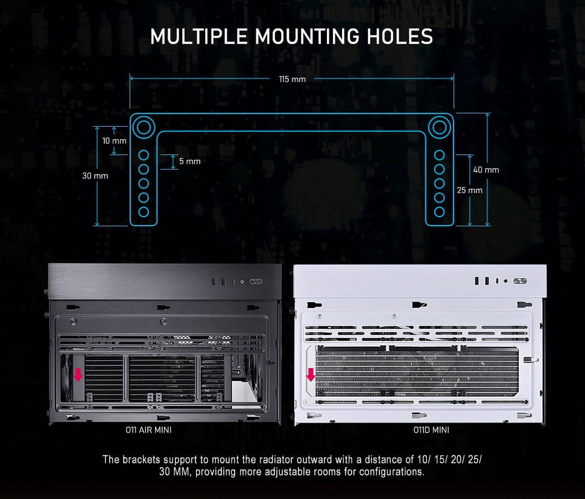 LIAN LI Radiator Offset Mounting Bracket for O11D MINI and O11 AIR MINI ...