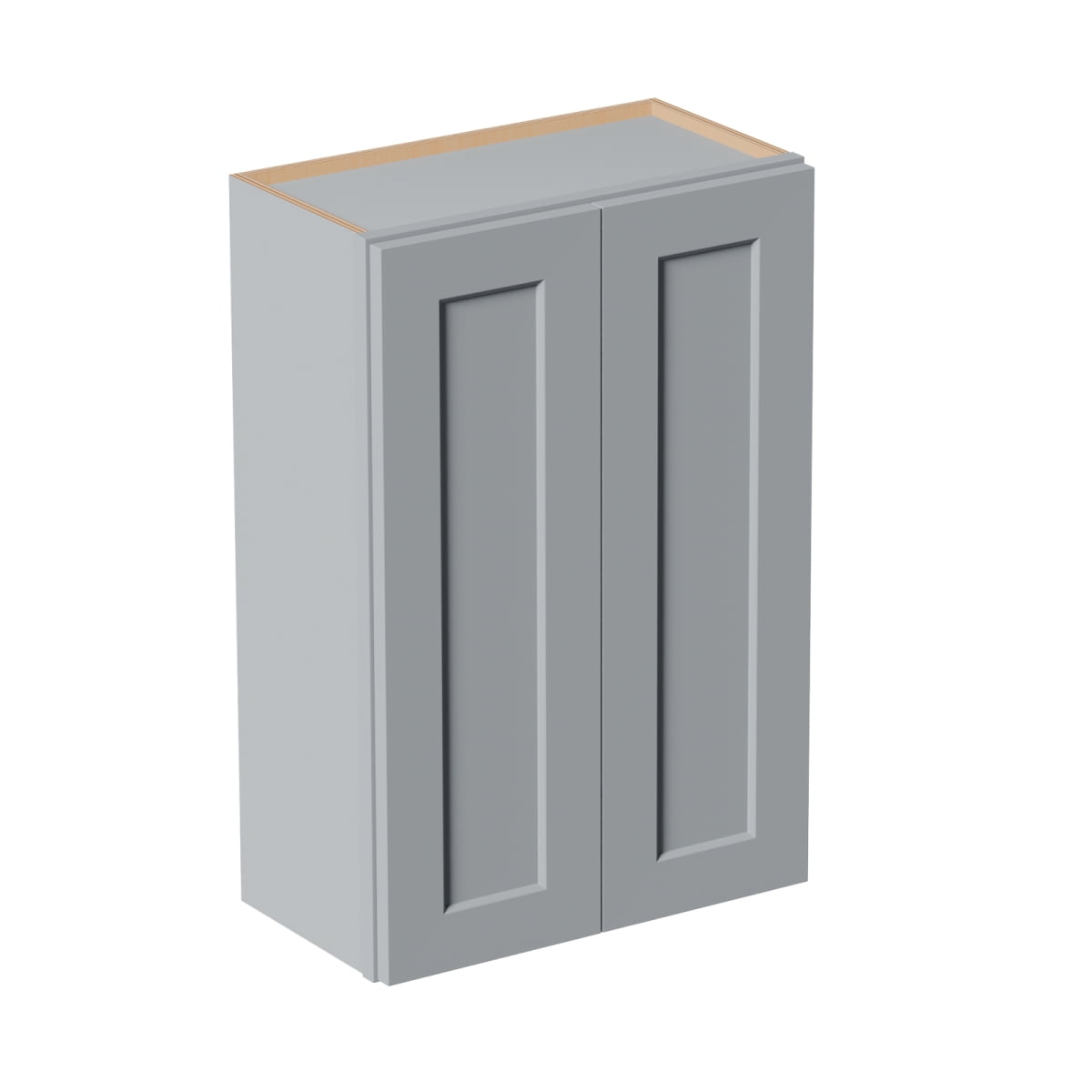 LIANGKA 24 Inch Classic Shaker Wall Cabinet Soft-Close Double Door ...