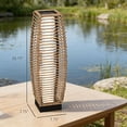 LIANGKA Solar Floor Lamp Outdoor Garden Pathway Light Auto On/Off IP44 ...