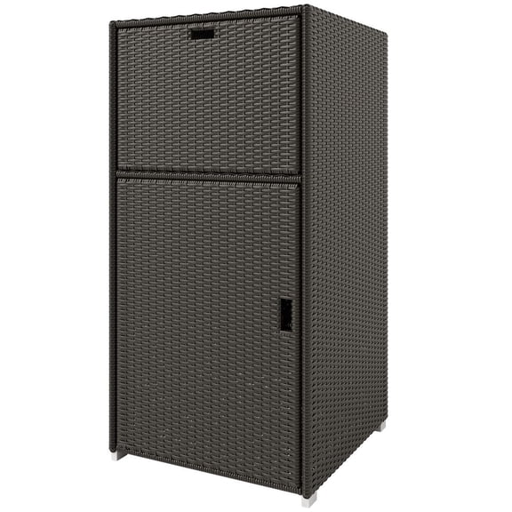 Wicker Bathroom Cabinet