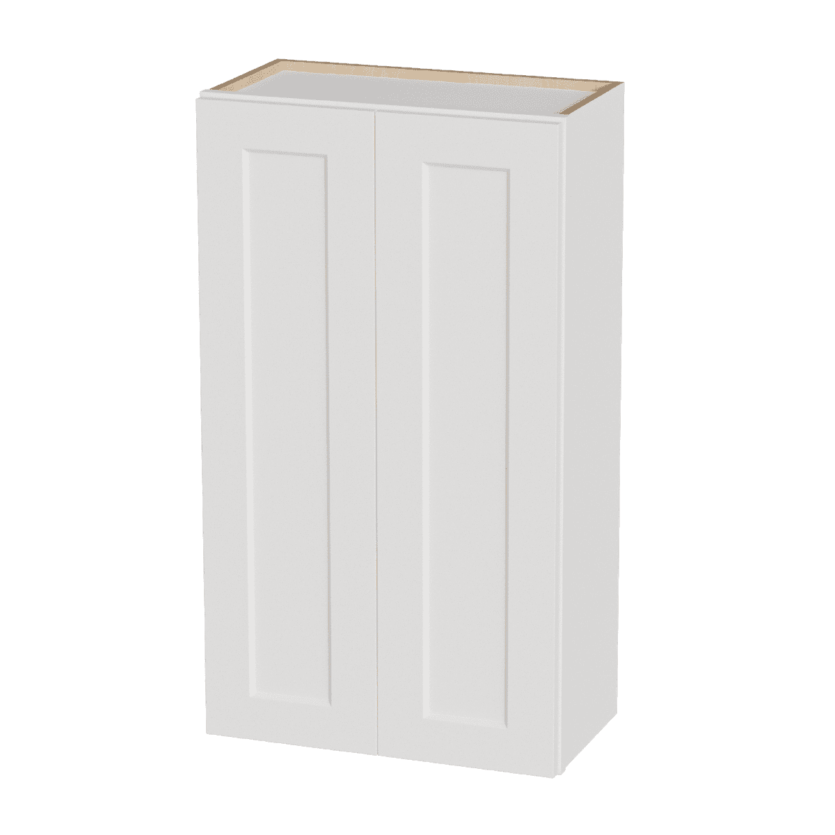 LIANGKA White Double Door Wall Cabinet 24"W × 42"H Shaker Style ...