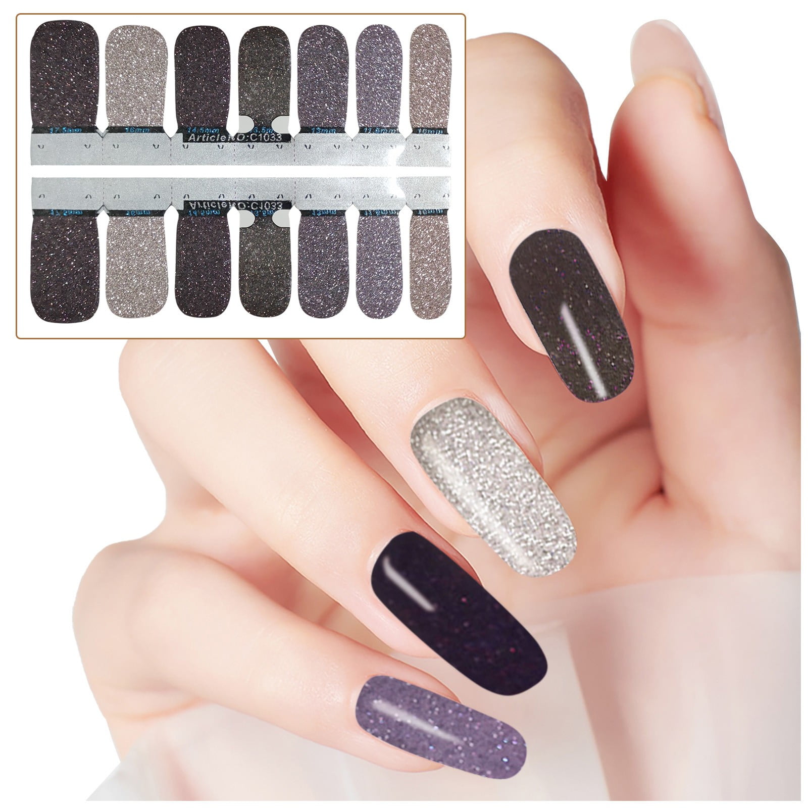 Liangp Beauty Products Stickers For Women Girls Sticker Nail Decal Nail Stickers Polish Strips