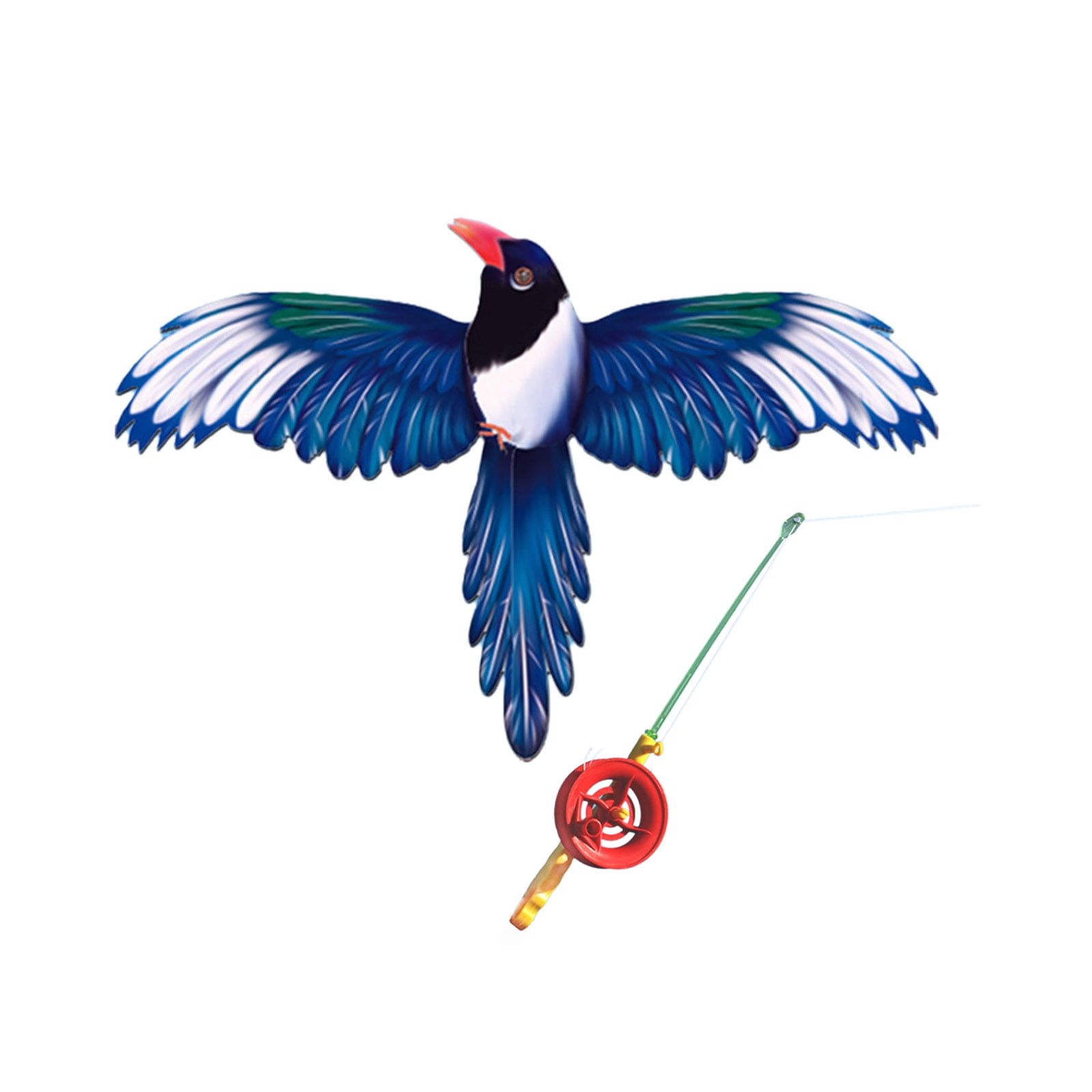 LIANGXR Dynamic Wing Kites with Fishing Rod Line Butterfly Dynamic ...