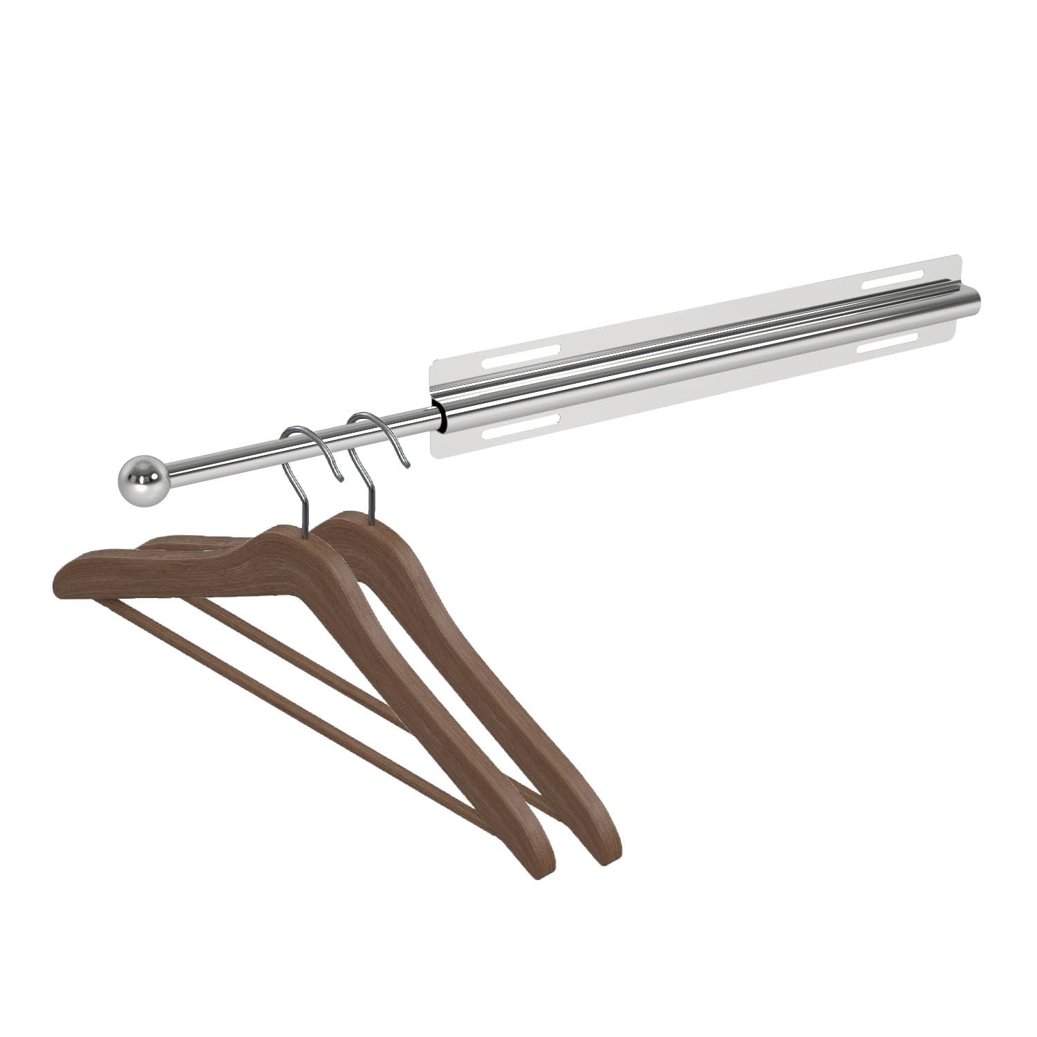 LIANJINLIU Valet Rod for Closet Pull Out, 12 inch Retractable Slide Out ...