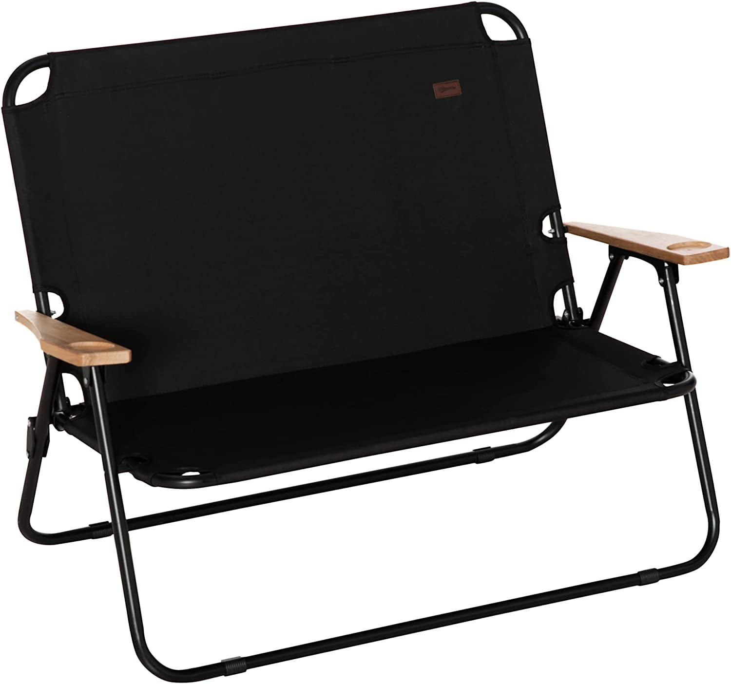 LIANMEI Double Folding Camping Chair, Loveseat for 2 Adults, Portable ...