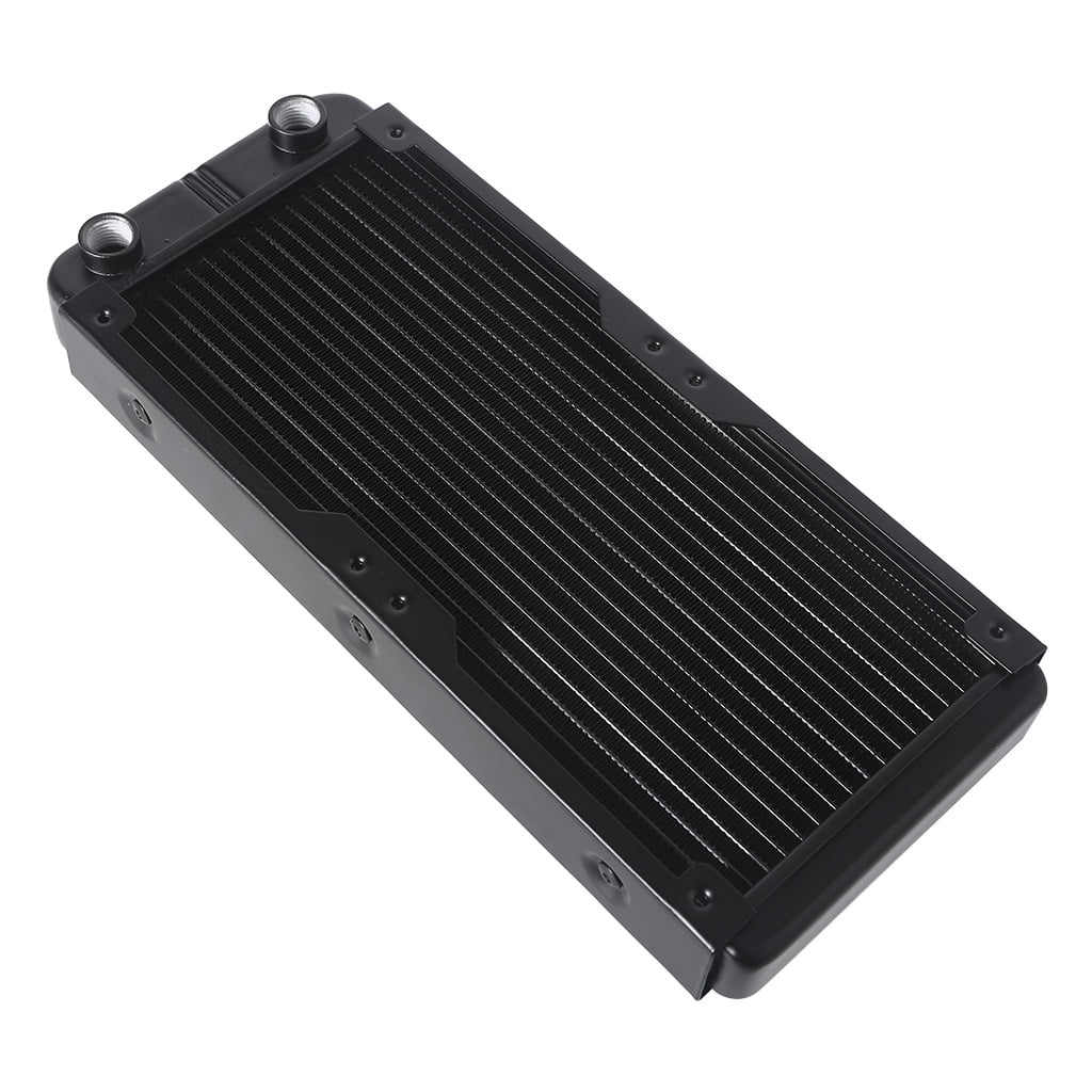 LIANXUE 1/4" Pure Aluminum 18 Pipe Heat Exchanger Radiator for Computer ...