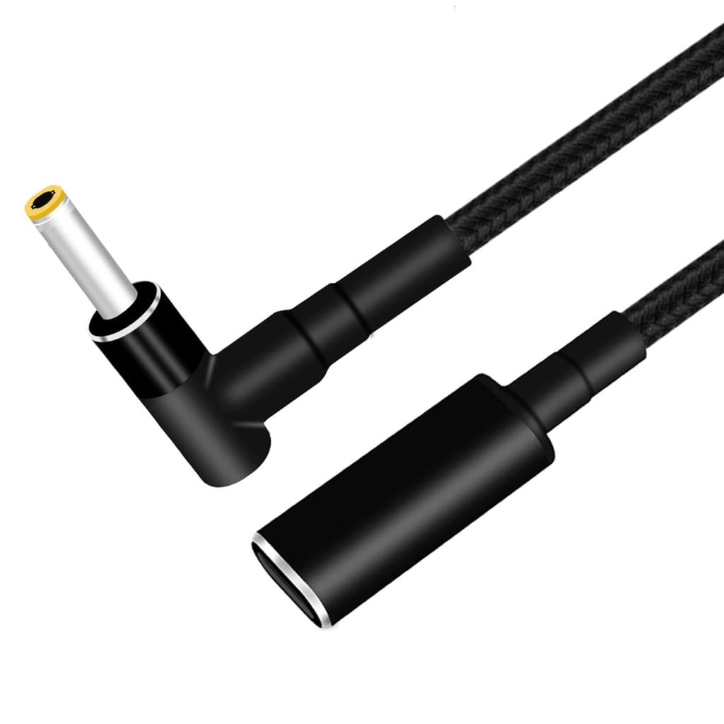 LIANXUE 100W USB C PD Type C to DC5.5x2.5mm Conveter Adapter Cable Cord ...