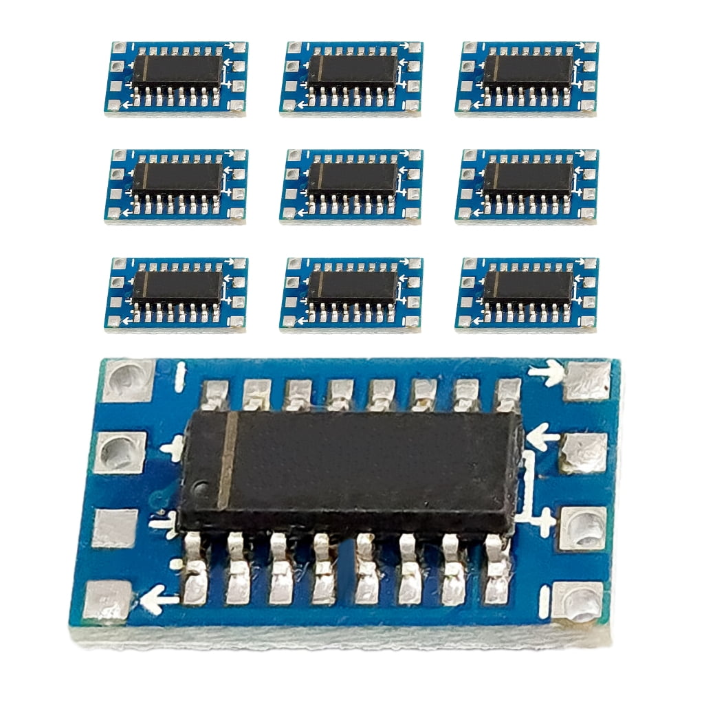 LIANXUE 10PCS Small RS232 MAX3232 Level to TTL Level Converter MAX3232 ...