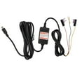LIANXUE 12V~24V to 5V 3A Mini USB Power Cable 3-Wire Car Charging Cord ...
