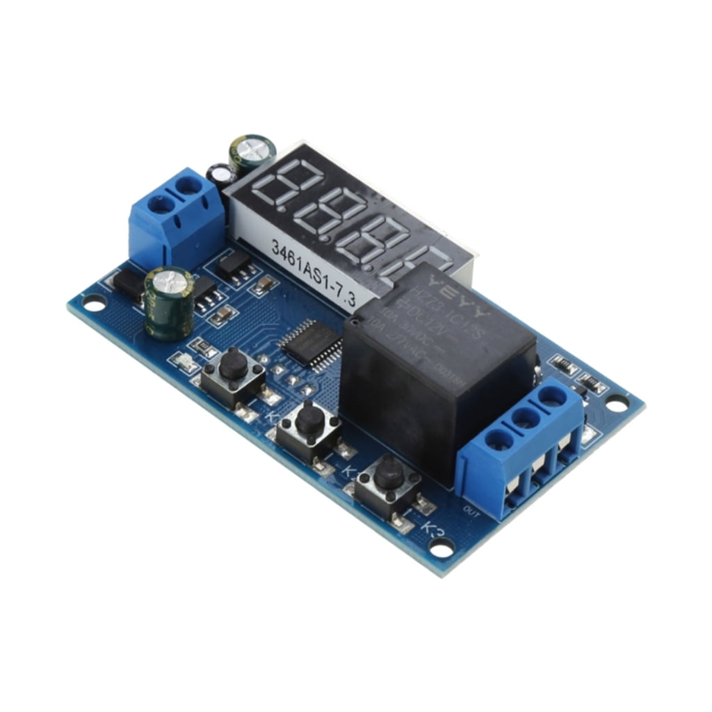 LIANXUE 12V for DC LED Display Digital Delay Timer Control Switch Module PLC Automation ...