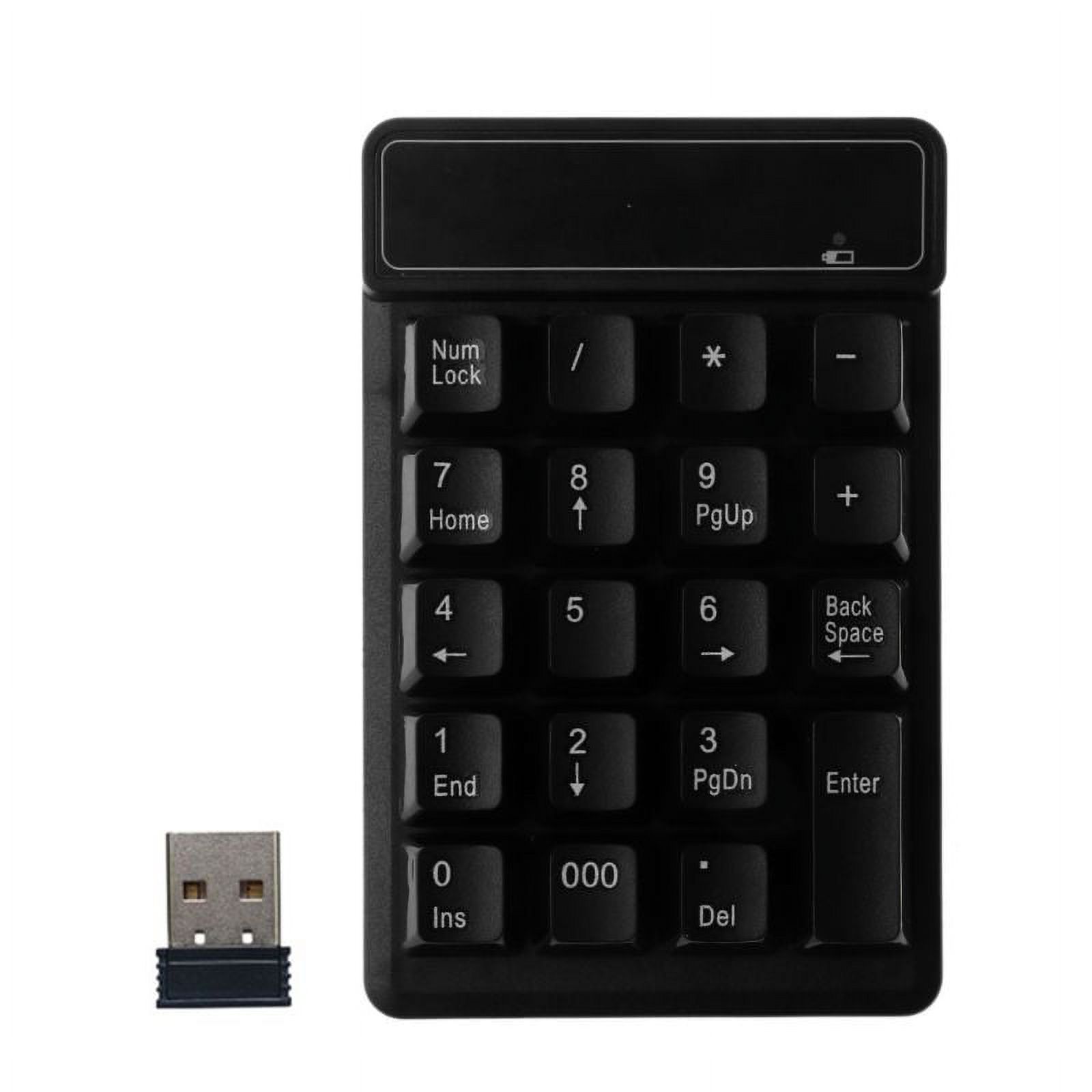 LIANXUE 19 Keys Numpad Keyboard 10M USB Wireless Numeric Mini Keyboard ...