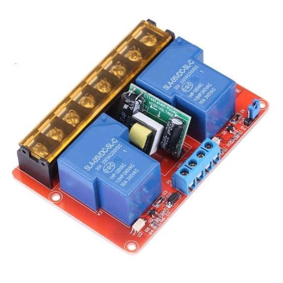 LIANXUE 2 Channel 30A Control Relays Module Board for Intelligent Home ...