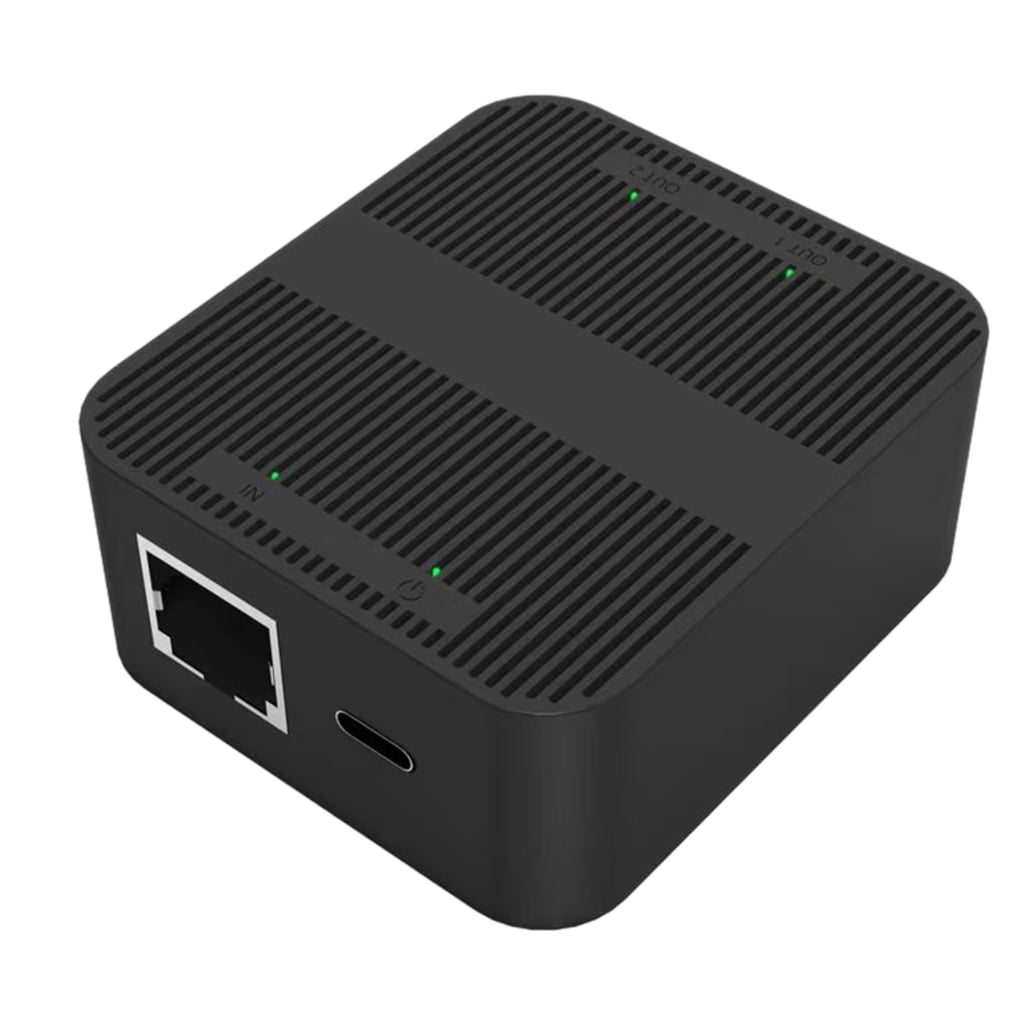 LIANXUE 2 Port Desktop Gigabit Network Switch 10/100 / 1000Mbps ...