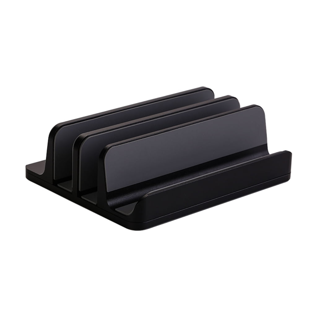 LIANXUE 2 in 1 Vertical Laptop Holder Stand Adjustable Desktop Notebook ...