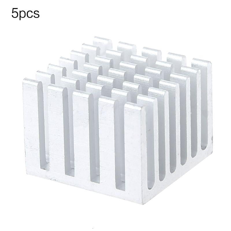 LIANXUE 20x20x15mm CPU GPU IC Chip Cooling Heatsinks Aluminum Radiator ...