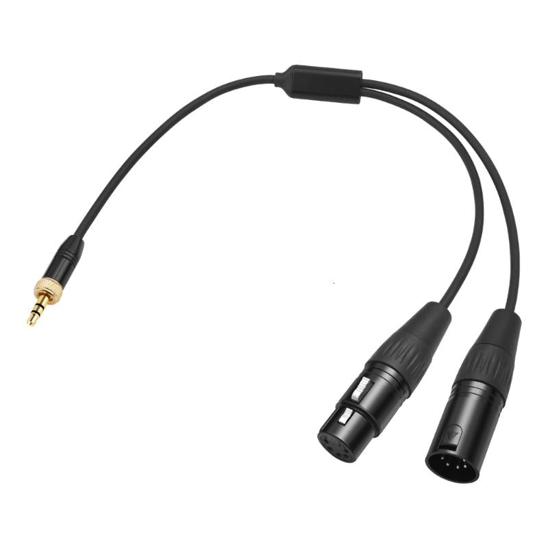 LIANXUE 3.5mm Threaded 5Pin Cable Line with Gold Plated Connector 5 Pin ...