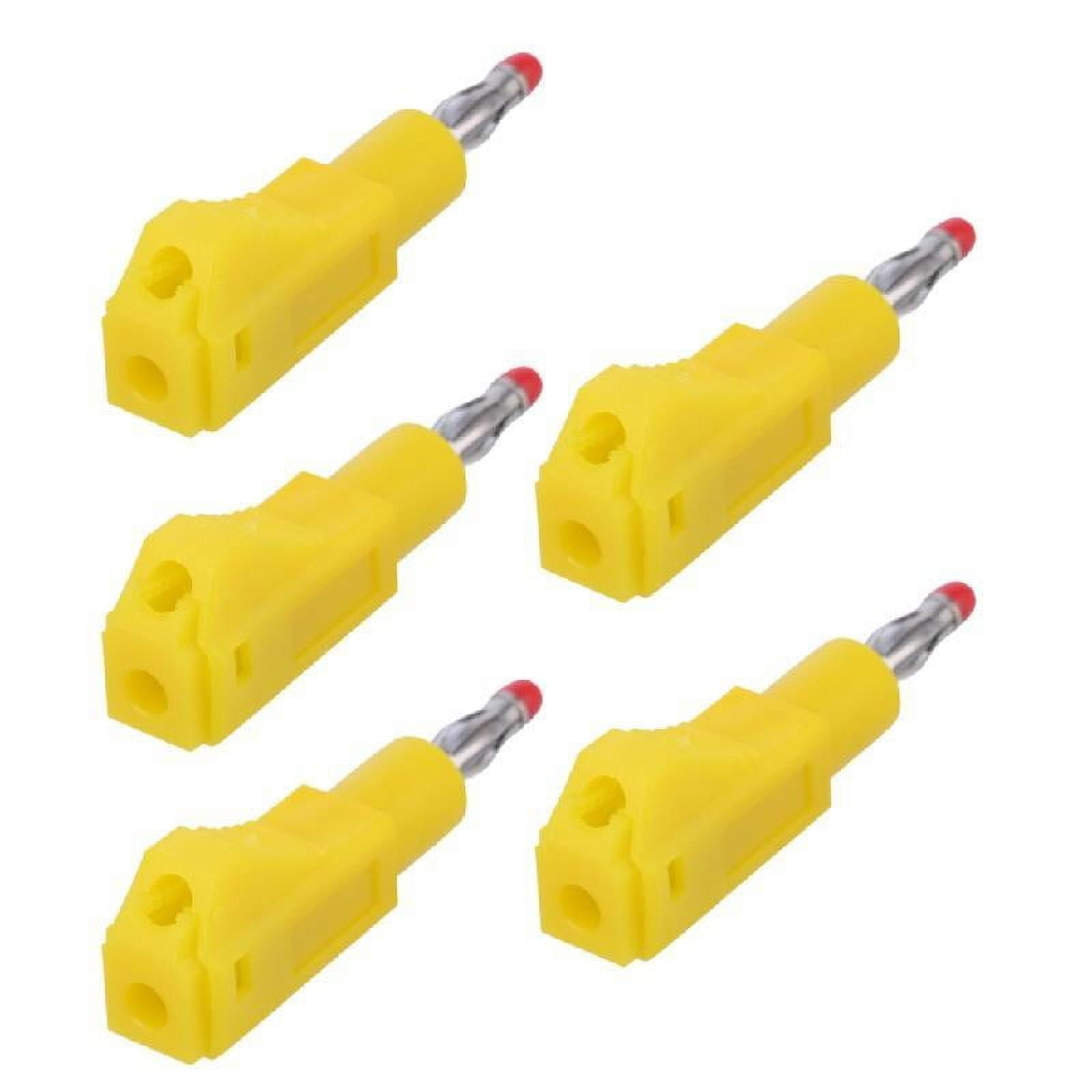 LIANXUE 4mm Banana Plug Connectors with Clear Tubing for Electronic ...