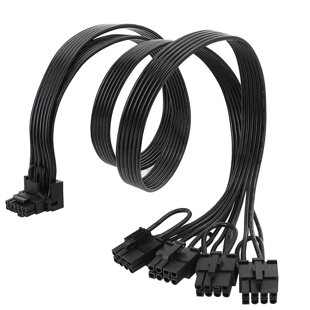 LIANXUE 4xCPU Power Splitter Cable 8pin to 16Pin Male PCI-E 5.0 12VHPWR ...