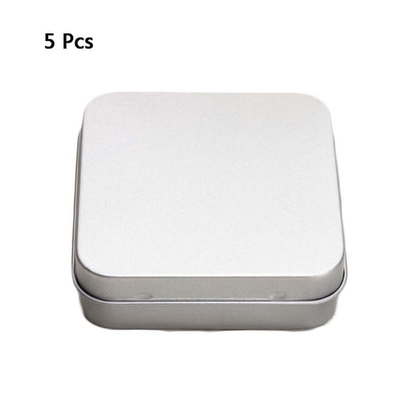 Small Metal Tins for Storage and Packaging in Multiple Styles