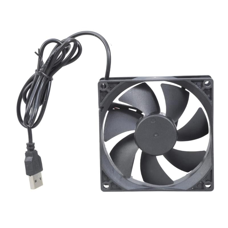 LIANXUE 90mm Brushless Cooling Fan 5V USB Low Noise Cooling Case Fan ...