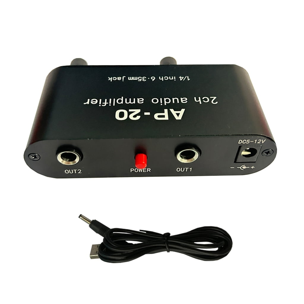 LIANXUE AP20 2-Channel Sound Amplifier Balanced Input Sound Instrument ...