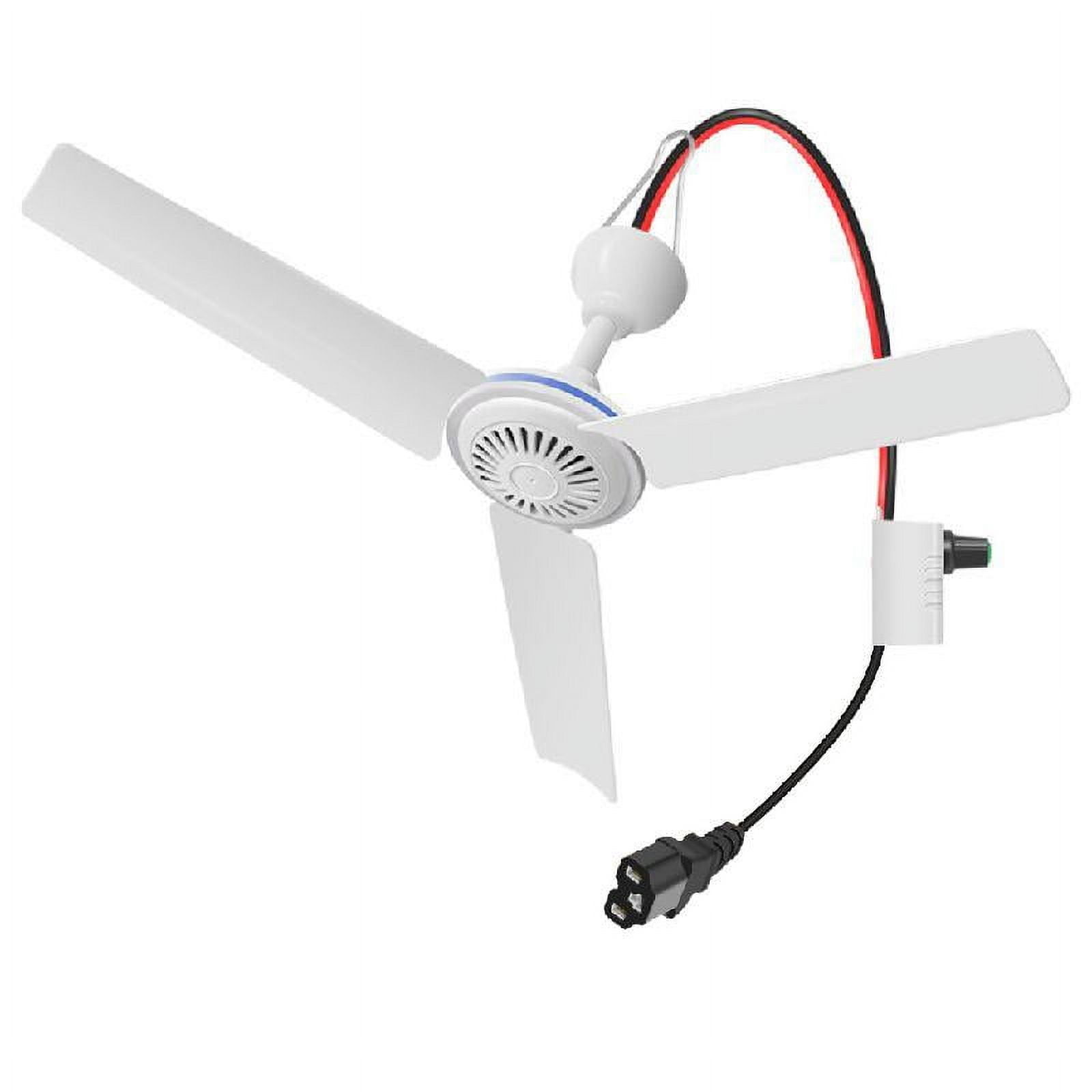 LIANXUE Adjustable Speed Hanging Fan Air Cooler C13 Plug Mini Canopy ...