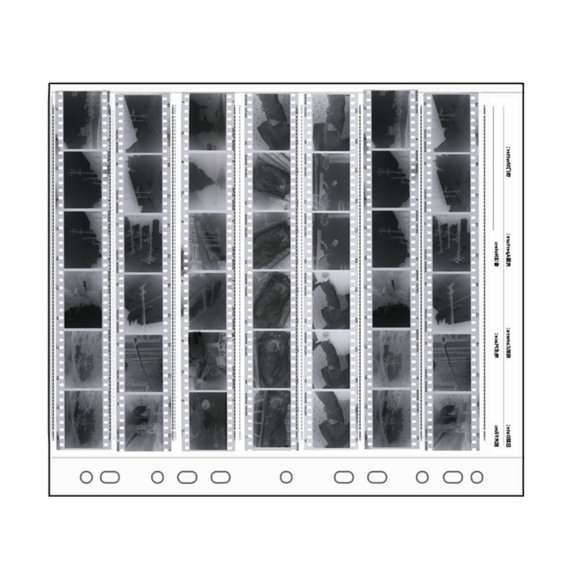 2 x Print File Archival Storage Sheets 35-7B25 for 35mm Film Negatives ...