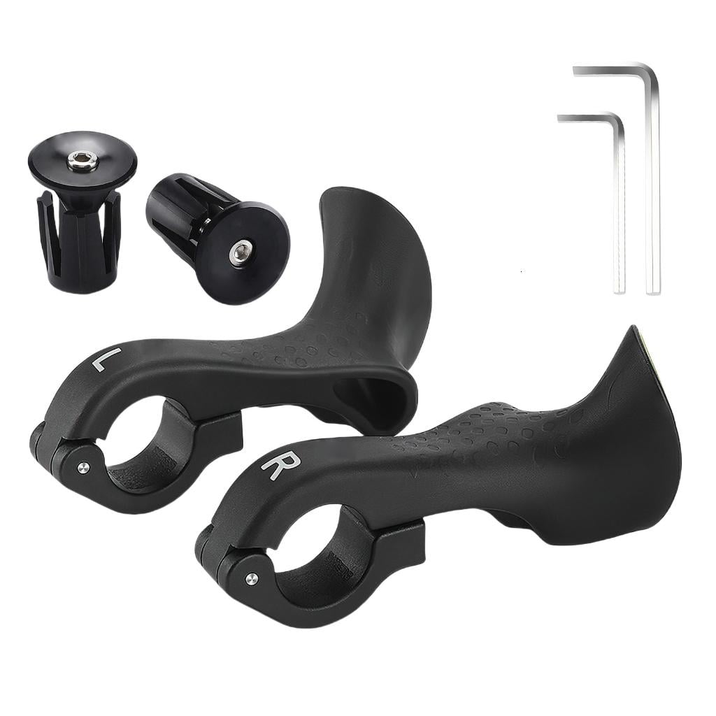 LIANXUE Bicycles Bar Ends, Ends Bar and Plugs Set Extender Handlebars ...
