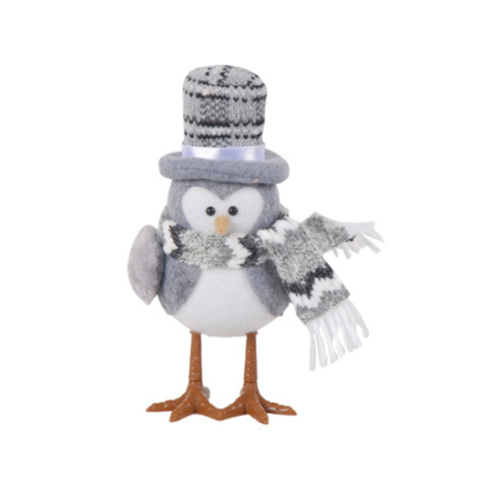 LIANXUE Bright Birds Decor LED Plastic Outdoor Christmas Figure Desktop ...