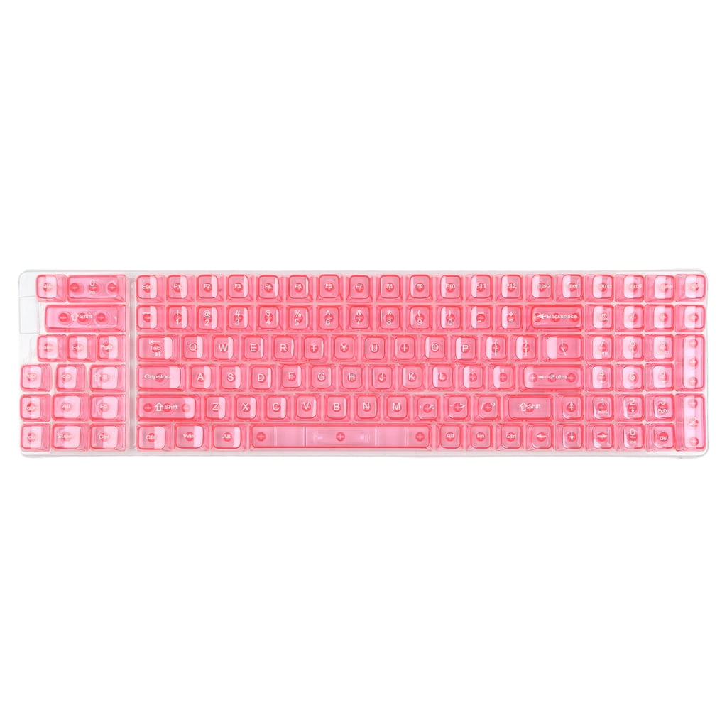 LIANXUE Bright Lighting Clear Keycaps for 115Keys OEM Profile for ...