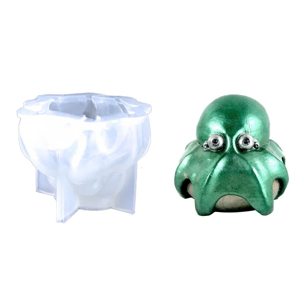 LIANXUE Candle Silicone Mold Soap Molds Silicone Octopus Mold For Clay ...