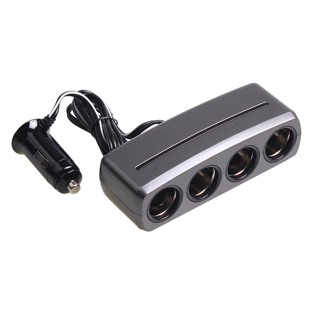 LIANXUE Car Power Socket 1 to 4 Car Charger with LED Light, Fast ...