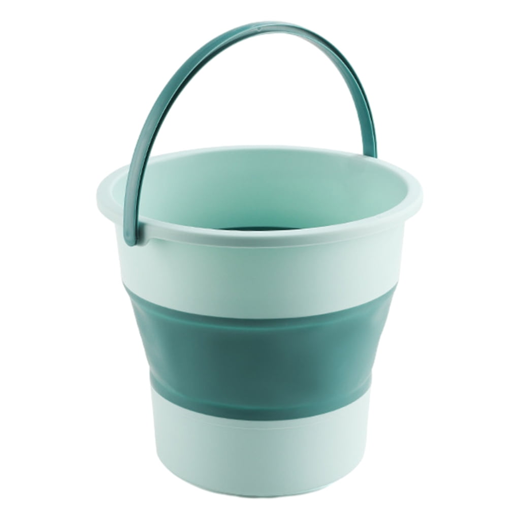 LIANXUE Collapsible Plastic Bucket with Handle Portable Cleaning Bucket ...