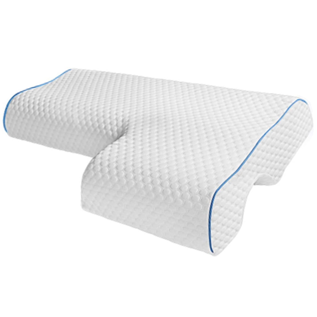 LIANXUE Couples Pillow with Arm Rest Memory Foam Anti Hand Pressure ...