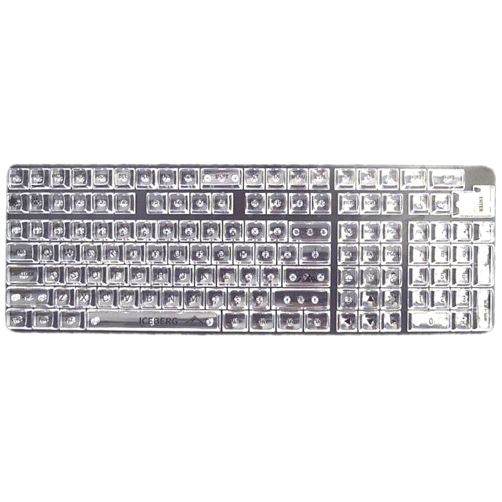 LIANXUE Customizable 132 Keys Clear Keycaps for MX Switcher Mechanical ...