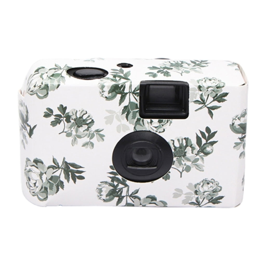 LIANXUE Disposable Film Camera Cute Flower Print Point and Shoot ...