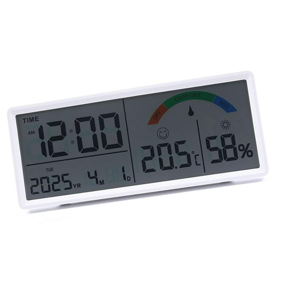 LIANXUE Electronic Wall LCD Digital Clock Precise Time Temperature ...