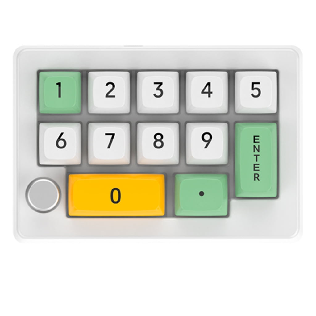 LIANXUE Ergonomic 13Key Numeric Keypad with Customizable Buttons ...