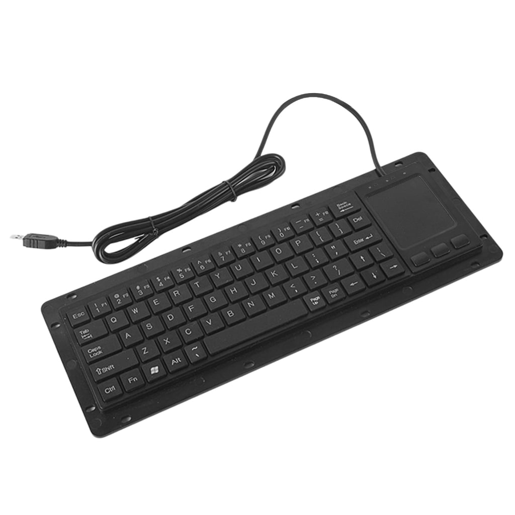 LIANXUE Ergonomic Industrial USB Touches Board Keyboards with Touchpads ...
