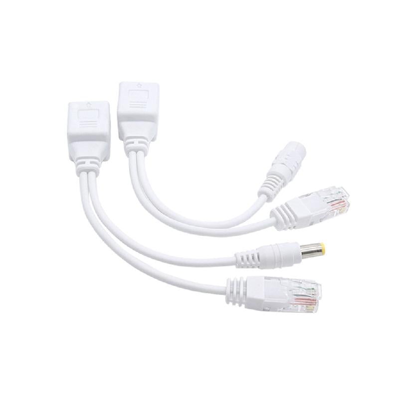 LIANXUE Ethernet Passive PoE Injector and Splitter with RJ45 DC5.5x2.1 ...
