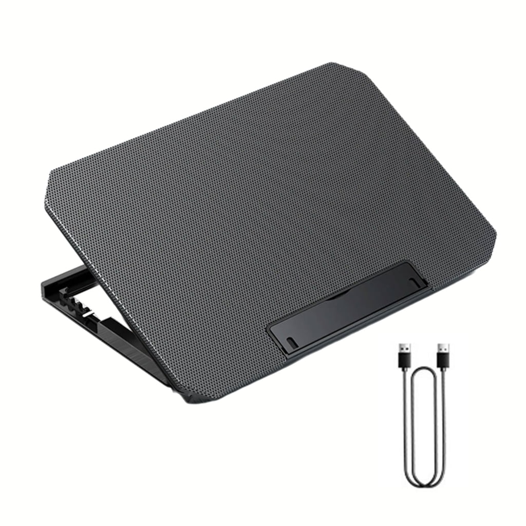 LIANXUE Foldable Adjustable Laptop Cooling Pad with 2 Quiet Fan For ...