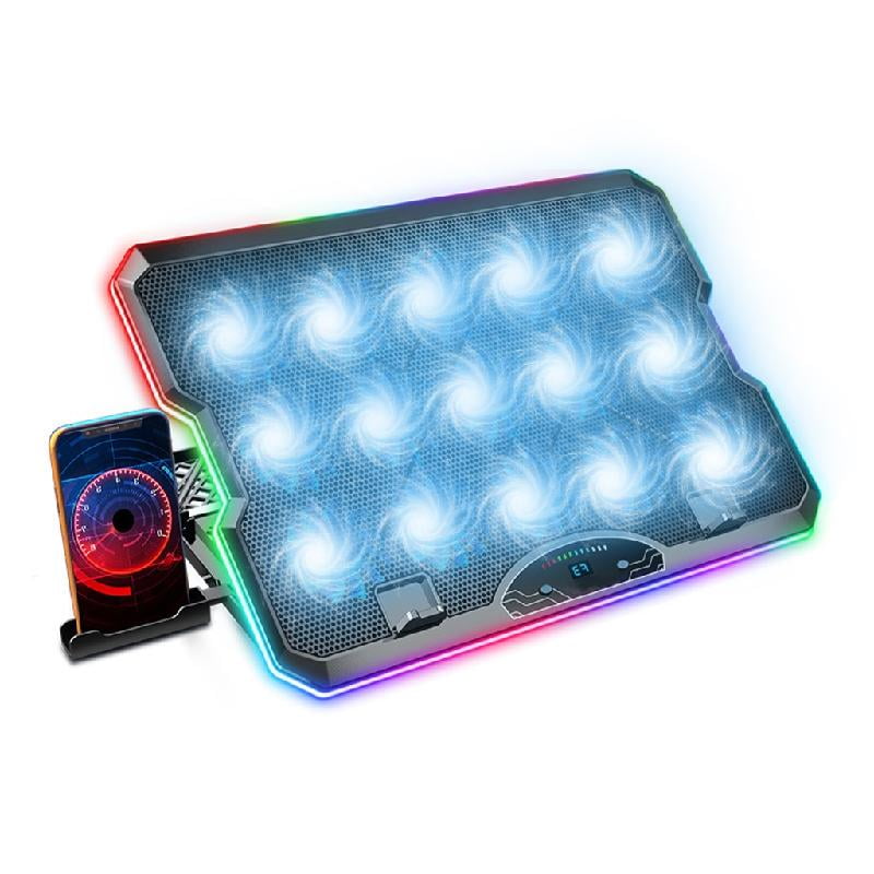 LIANXUE Gaming Laptop Cooling Pad 15Quiet Light Fan,Adjustable Stand ...