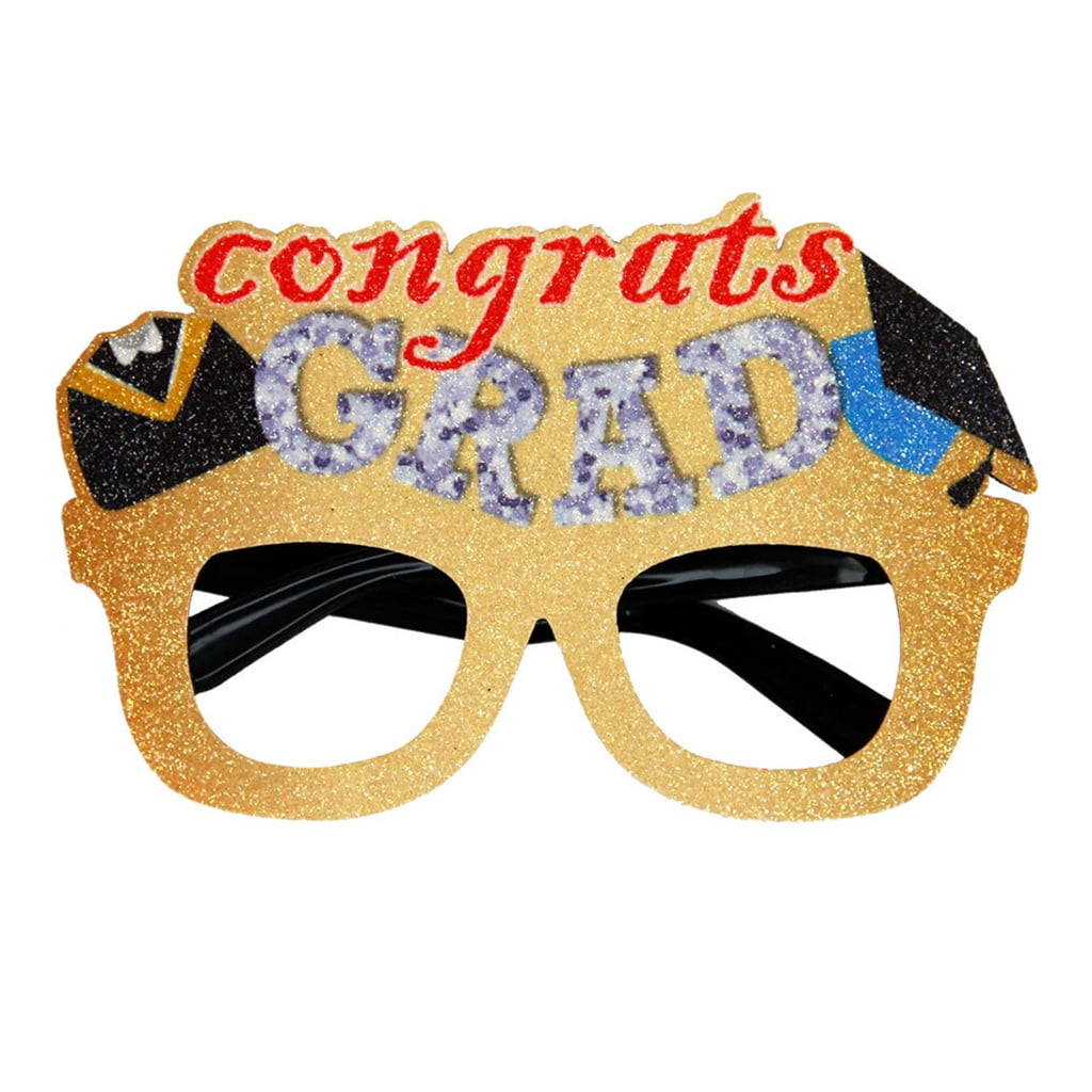LIANXUE Graduation Paper Eyeglasses Graduation Glasses Graduation Photo ...