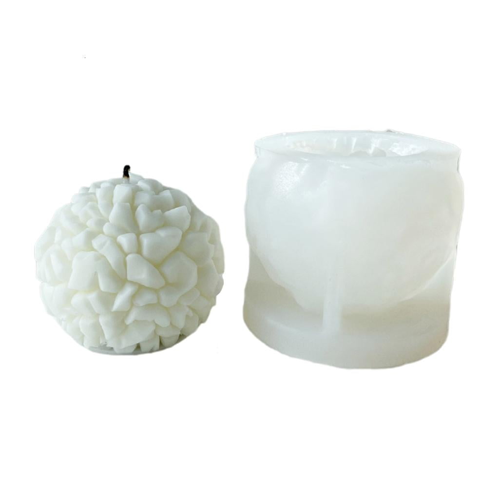 LIANXUE Handmade Meteorite Spherical Decoration Candle Mold for DIY ...