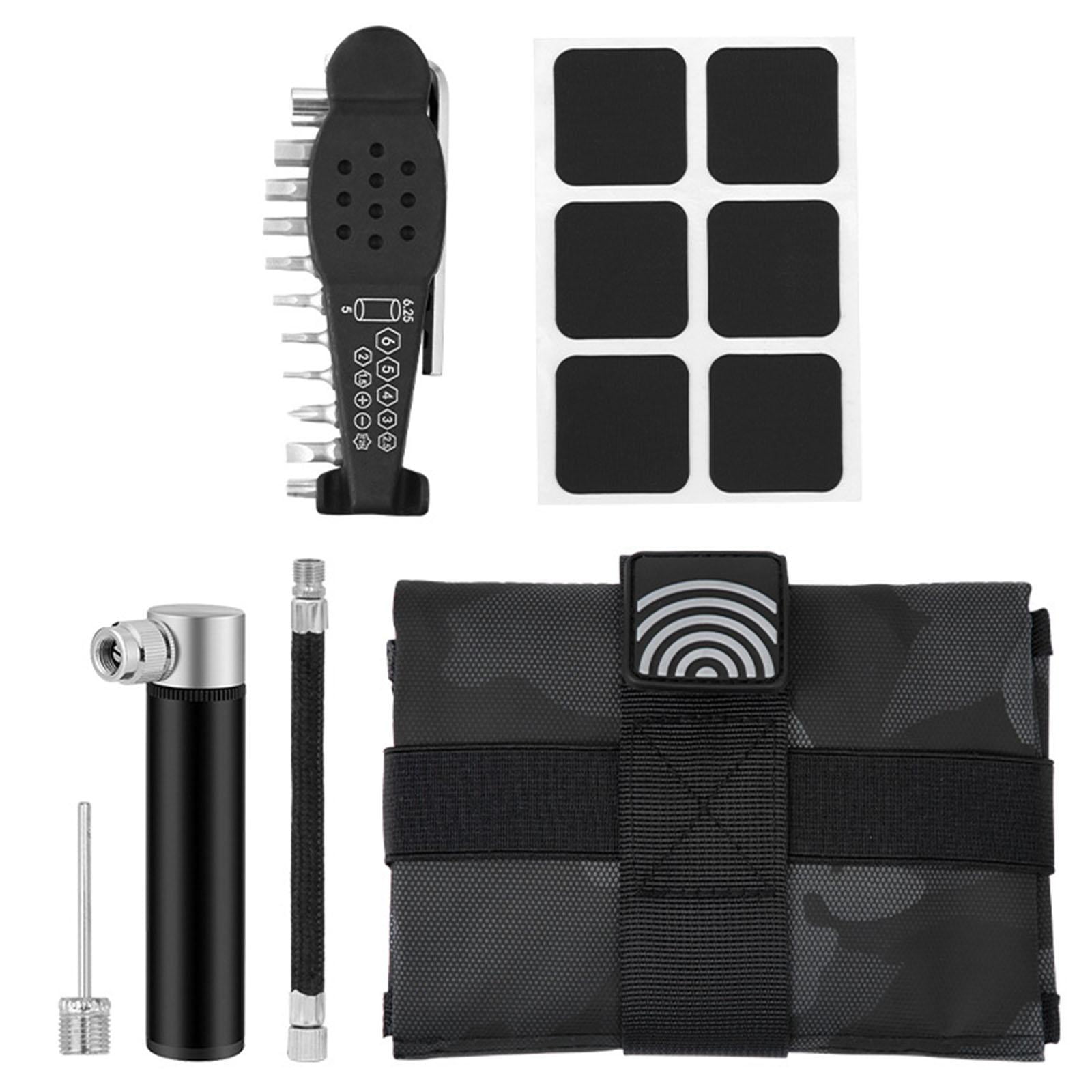 LIANXUE Heavy Duty Tire Repair Kit Bicycle Maintenance Tool for ...